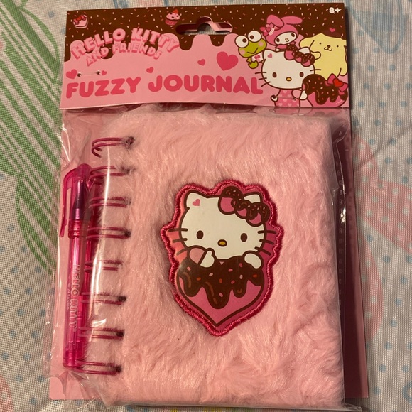 Sanrio | Accessories | Hello Kitty Fuzzy Journal | Poshmark